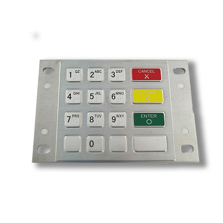 IP65 Metal Keypad Vending Numeric Kiosk Keyboard 16 Keys 304 Stainless ...