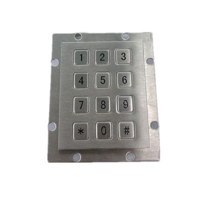 Vending Kiosk Metal Numeric Keypad 4x4 Keys Bank Machine Keypad