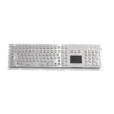 RoHS 65 Keys Industrial Keyboard With Touchpad Metal Computer Keyboard